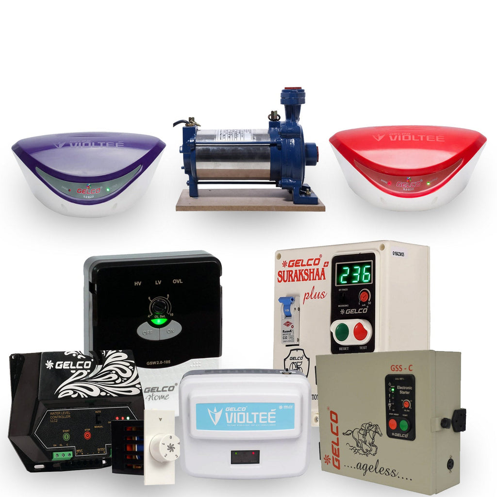 Gelco's Home & Personal Safety Standard Combo For 3-BHK Single Phase F ...