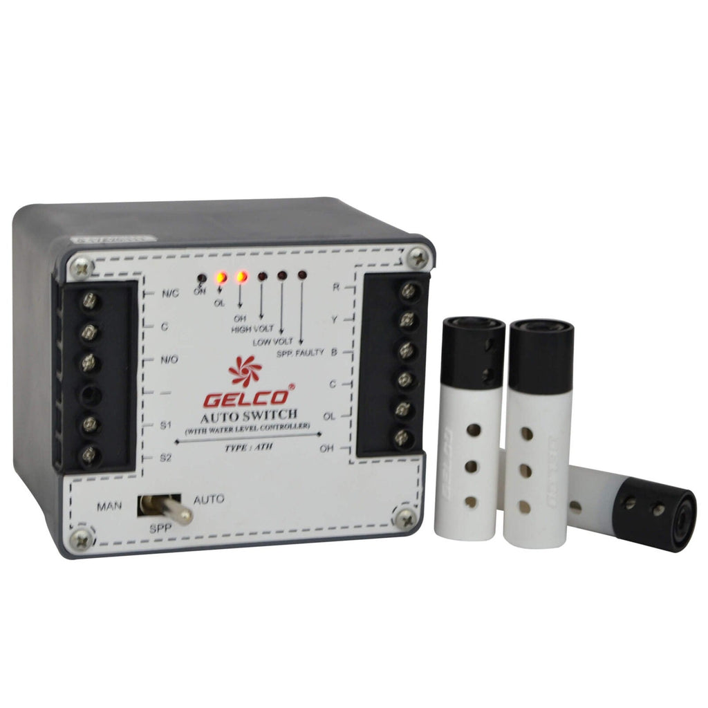 Auto Switch with Water Level Controller (ATH), Water Level Controller – Gelco Electronics Pvt. Ltd.